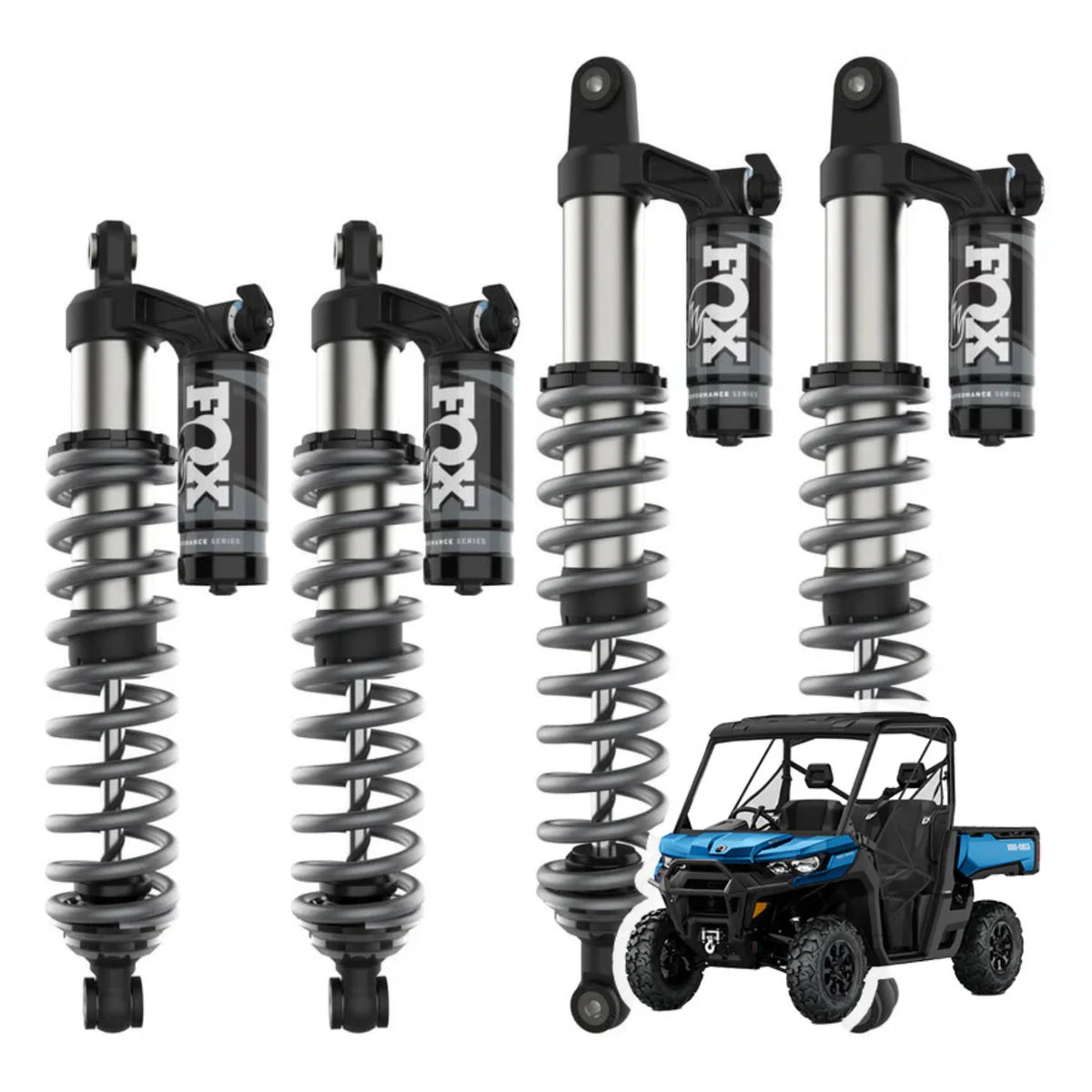 Thumper Fab Defender FOX Shock Set - OEM Upgrade — Pandemyk Performance