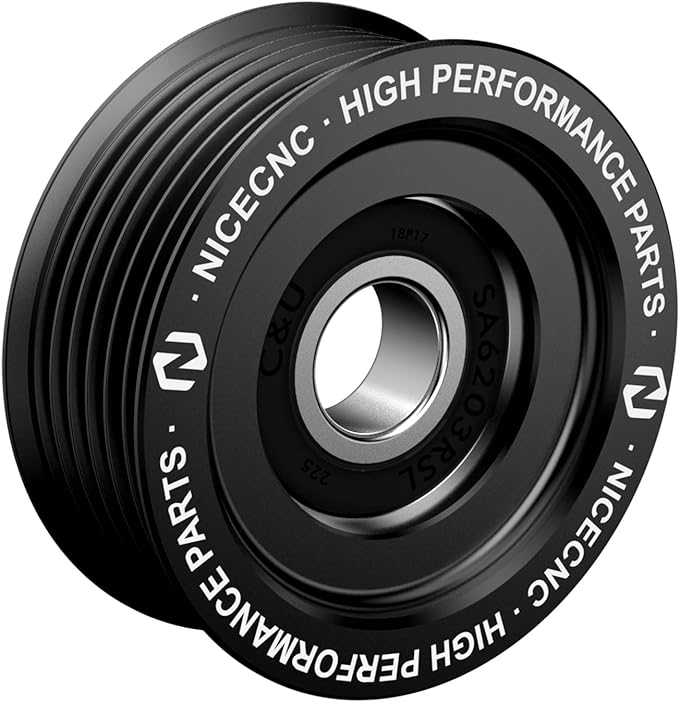 Billet Machined 6 Rib Upper Idler Pulley Upgrade for Kraftwerks Pro R ...